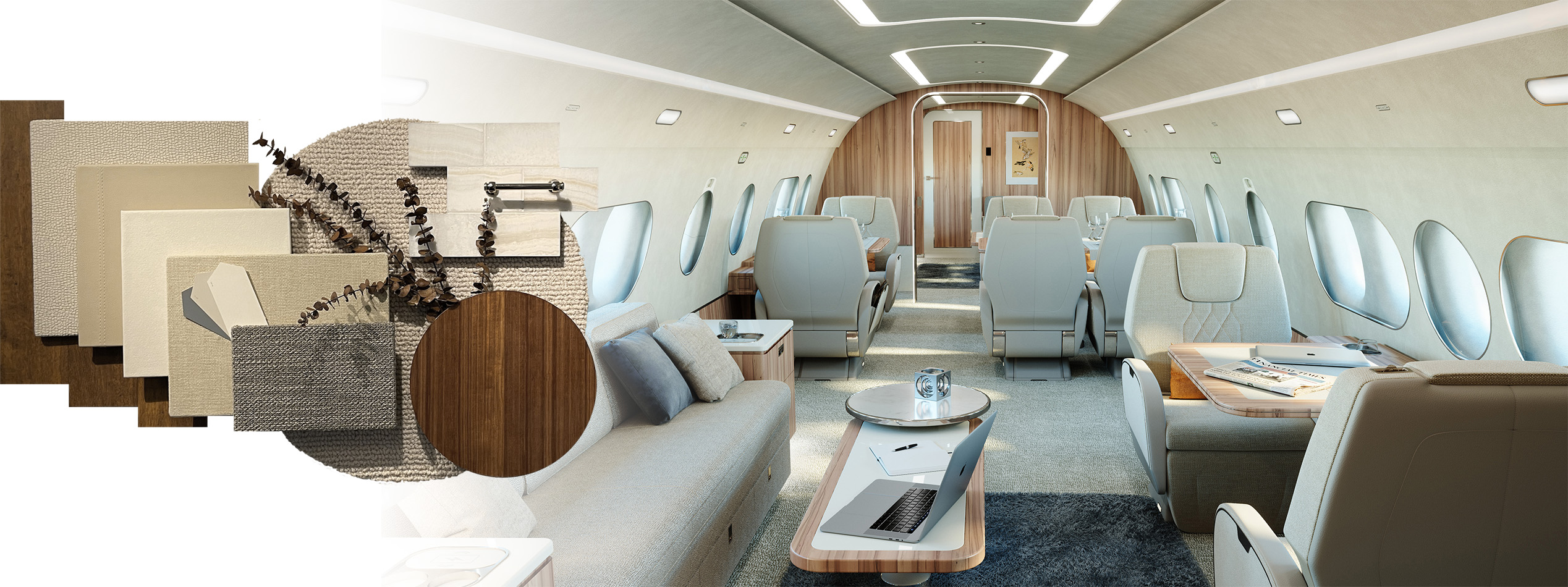 Airbus Corporate Jets - ACJ TwoTwenty cabin configurator